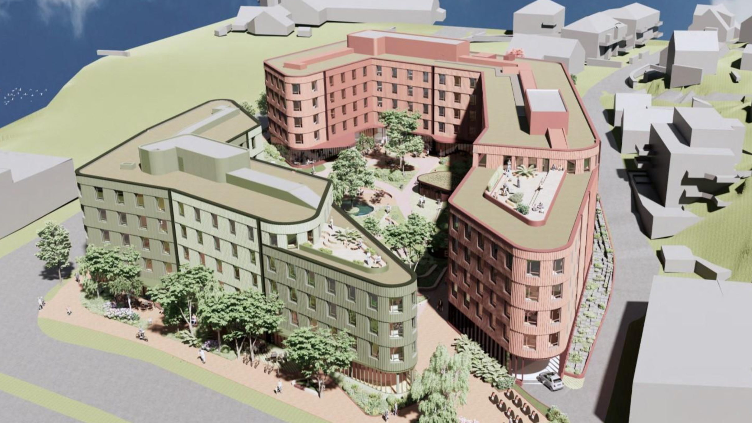 Veidekke bygger Lund Torv i Kristiansand: To bærekraftige nybygg på ...