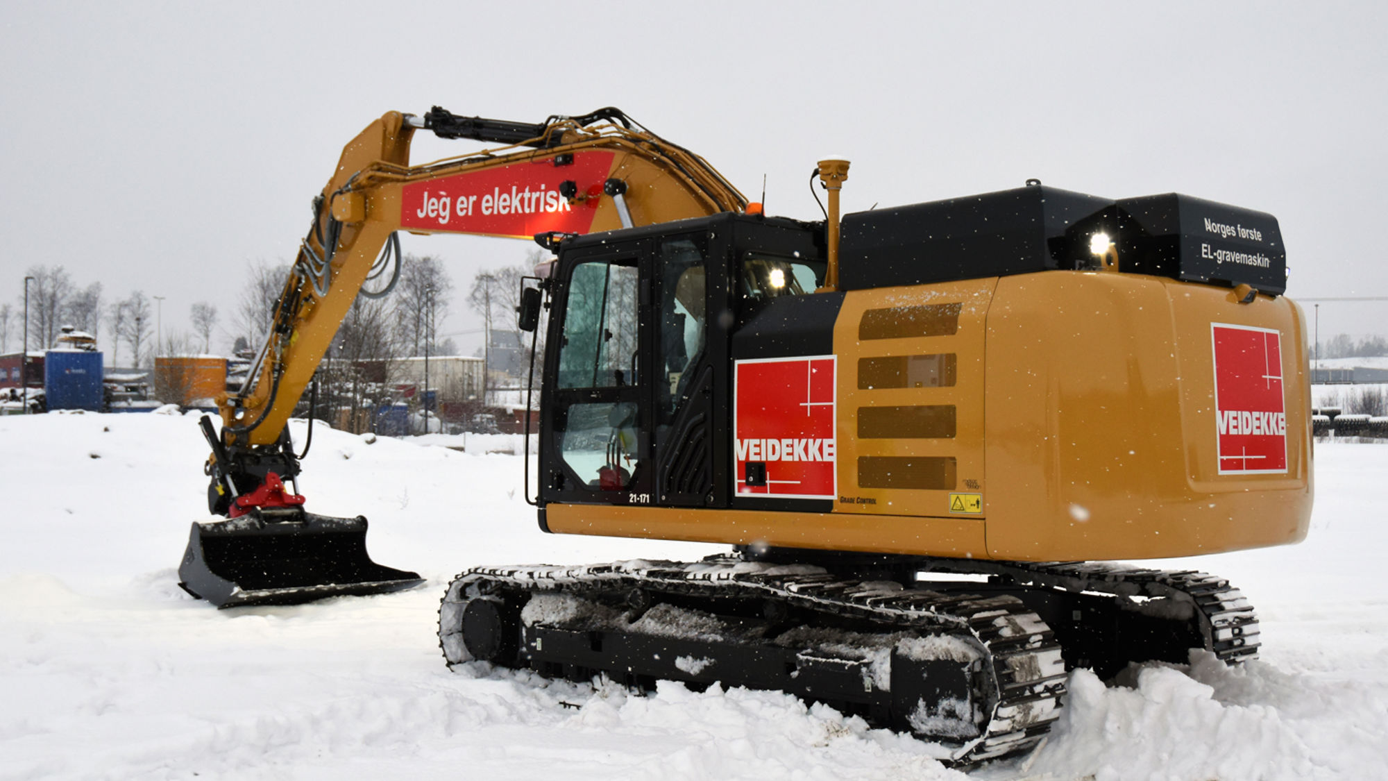 Verdens viktigste gravemaskin til Veidekke